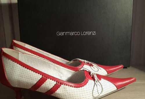 Туфли белые Gianmarco Lorenzi, 35, оригинал