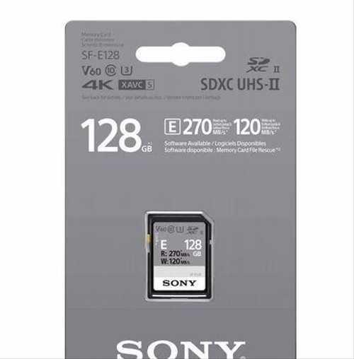 Sony sdxc 128GB 270R/120W (SF-E128/T) (NEW)