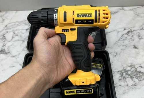 Аккумуляторный шуруповёрт dewalt 26v