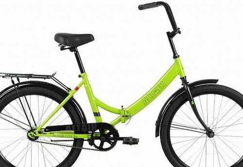 Велосипед altair city 24 рама 16" зеленый/се