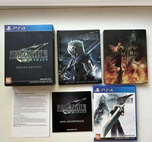 Final Fantasy 7 Remake Deluxe Edition Ps4