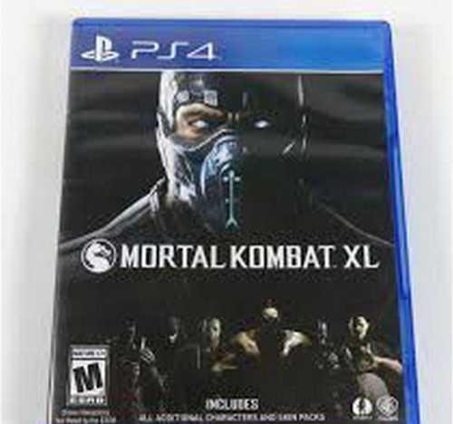 Mortal Kombat XL диск на ps4