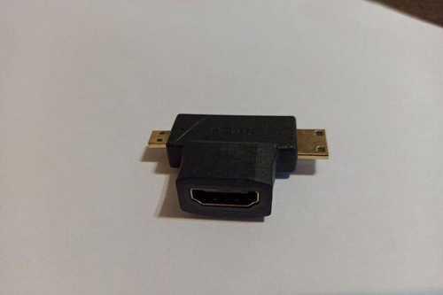 Hdmi переходник (hdmi - minihdmi - micro hdmi)