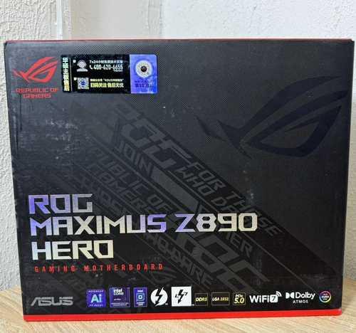 Материнская плата Asus Rog maximus Z890 hero