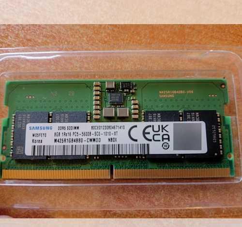 Оперативная память Samsung DDR5 sodimm 5600 8gb x2