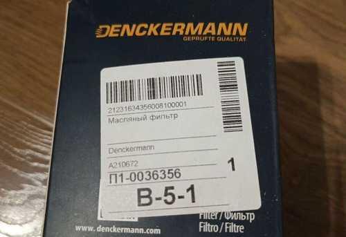 Фильтр масляный двигателя Denckermann A210672