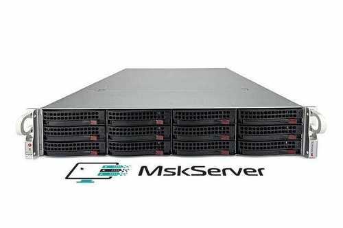 Сервер Supermicro 6028R-e1cr12t 2x E5-2699v3 16Gb
