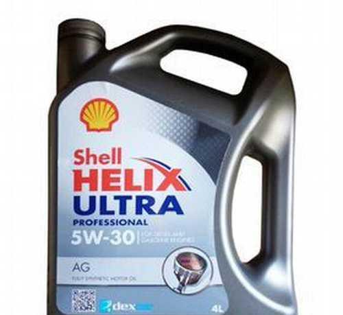 Масло Shell 5W30 Helix Ultra Professional AG 4 л