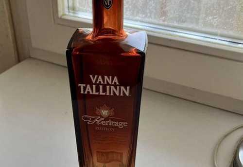 Бутылка из под Vana Tallinn