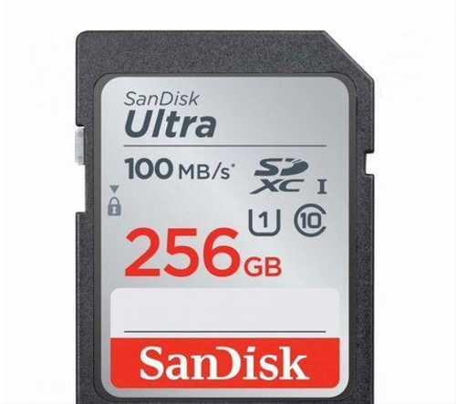 Карта памяти sdxc sandisk ultra 128 гб sdsdun4 128g gn6in