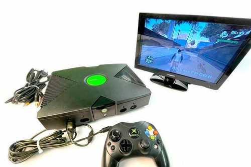 Xbox Original Slim. Чип, SATA 500Gb. 100+ игр