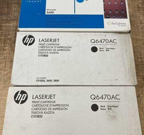 HP картридж Q6470AC, Q6471A