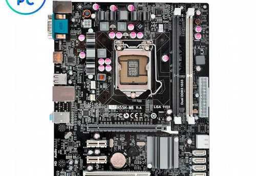 Материнская плата LGA1156 ECS H55H-M V1.0 Б.У