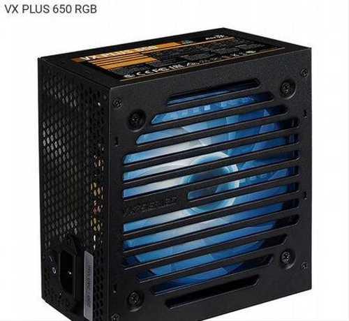 Блок питания для пк Aerocool VX plus ATX 650Вт, VX