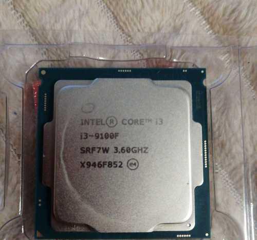 Процессор intel core i3 9100f