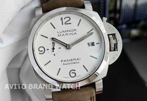 Часы мужские Panerai Luminor Marine white dial нов