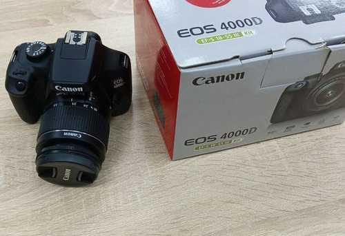 Зеркальный фотоаппарат Canon EOS 4000D