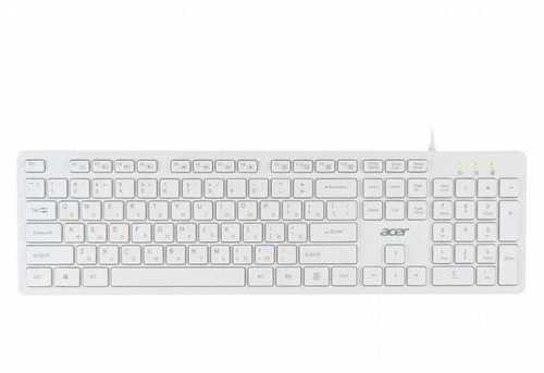 Клавиатура мембранная Acer OKW123 Проводная Белый