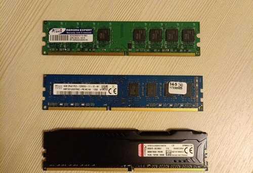 Оперативная память ddr2 ddr3 ddr4