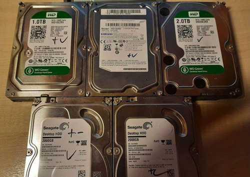 HDD 3.5" 1Tb 2Tb для пк