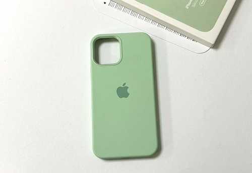 Чехол на iPhone 12/12 Pro Silicone Case Pistachio