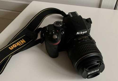 Зеркальный фотоаппарат Nikon D3200 пробег 4051