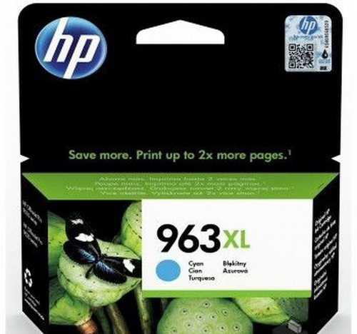 HP 3JA27AE Картридж струйный 963 голубой (1600 стр.) HP OfficeJet Pro 901x/902x/HP