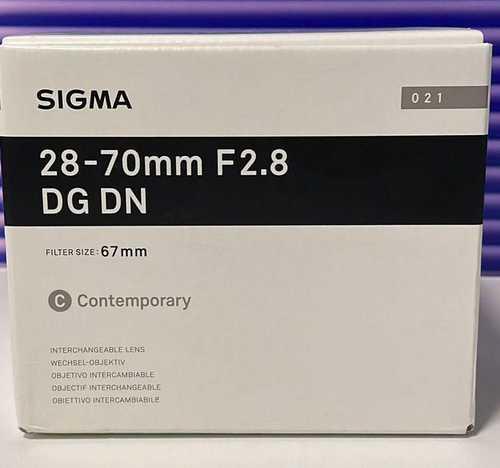 Sigma 28-70mm F/2.8 DG DN Contemporary