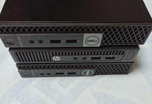 Неттоп HP260G2, Dell OptiPlex 3050 micro (Core i5)