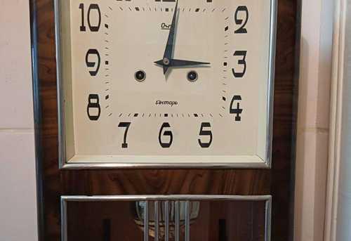 Часы очз Янтарь с боем 1965г."Кремлёвские"