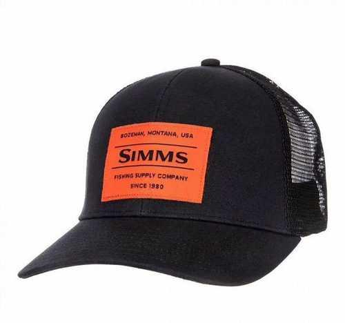 Кепка Simms Original Patch Trucker '21 (Black)