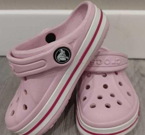 Crocs кроксы сабо детские размер c7, 24