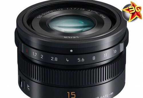 Panasonic Summilux 15mm f/1.7 Asph DG H-X015E-K