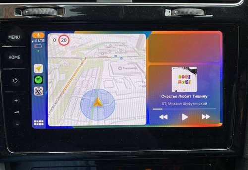 Беспроводной carplay vw, skoda