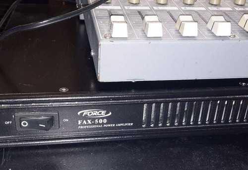Усилитель звука Force 500W Pro Stereo FAX-500