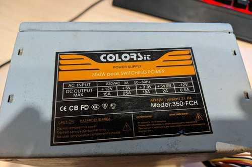 Блок Питания colorsit 350W