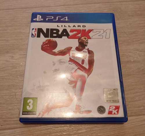 Диски на ps4 NBA 2k21