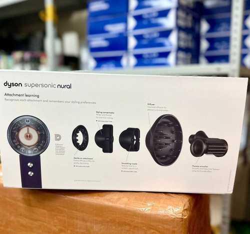 Фен Dyson HD16 Nural с AI 3 цвета: Синий, Зеленый