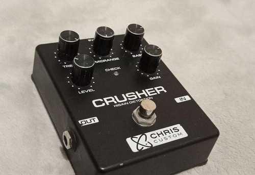 Гитарная педаль chris custom crusher distortion