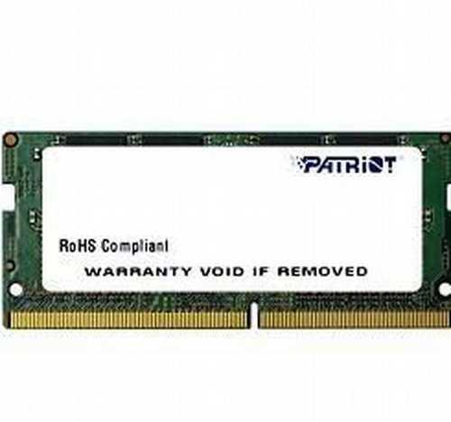 Patriot DDR4 sodimm 8GB PSD48G213381S (PC4-17000, 2133MHz, 1.2V)