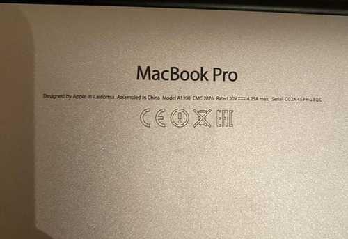 Macbook pro 13 retina середина 14 года