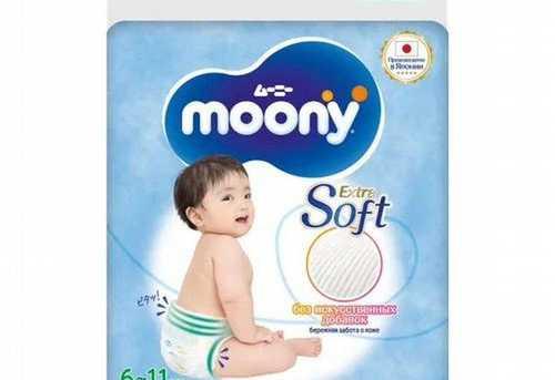 Moony Японские подгузники детские ExtraSoft6-11 кг