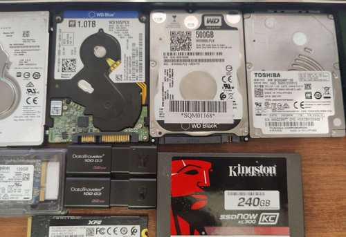 Продам SSD и HDD накопители