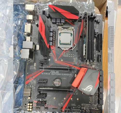 Материнская плата asus strix B250H gaming rev 1
