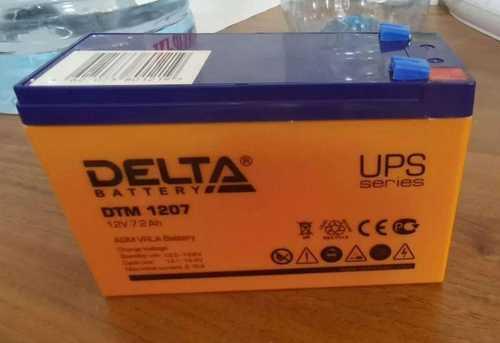 Новый Аккумулятор Delta 12V 7.2A