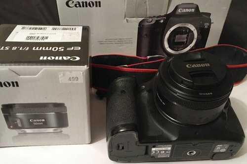 Canon EOS 7D v.2+EF 50mm 1.8 STM новый