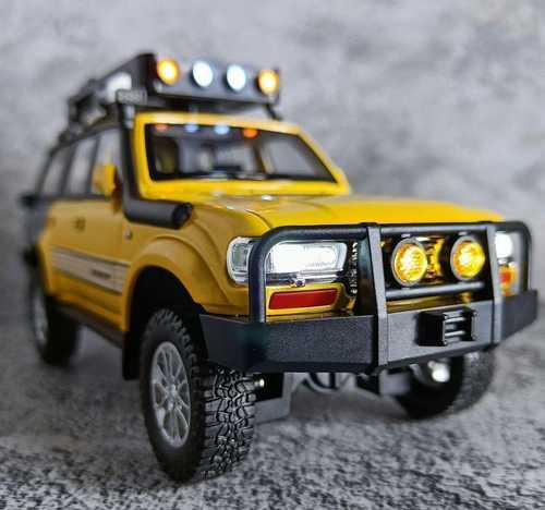 Машинка Металлическая Toyota Land Cruiser 80