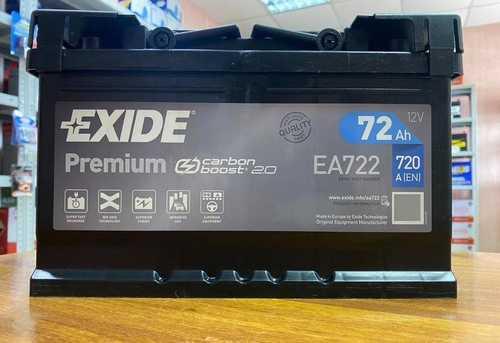 Аккумулятор 72 Ач Exide Низкий на Форд Опель