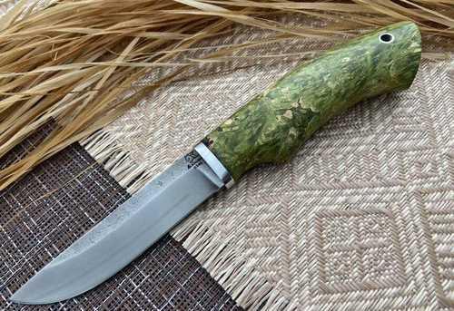 Нож охотничий из стали К340 ручной сборки