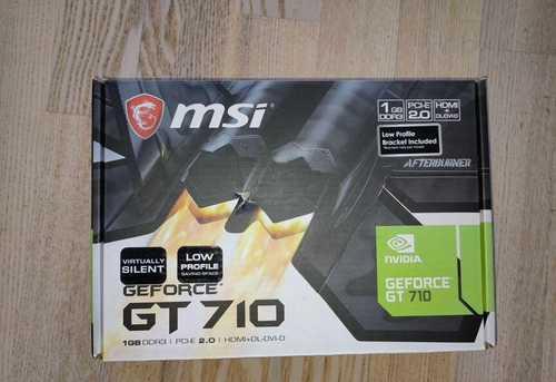 Видеокарта MSI GT710 1GD3H LP